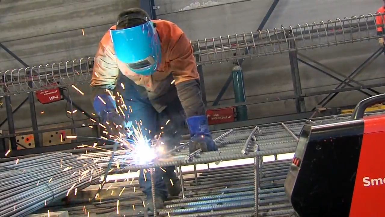 Prefabrication saves money by manufacturing steel off-site